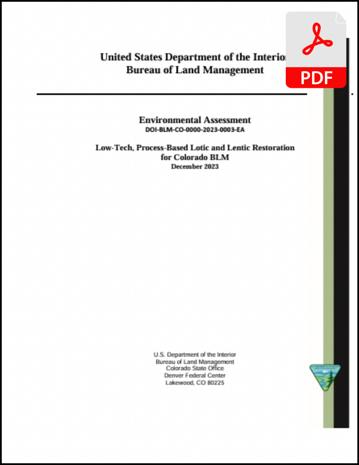 One-Stop-Shop for Zeedyk Resources - IWJV