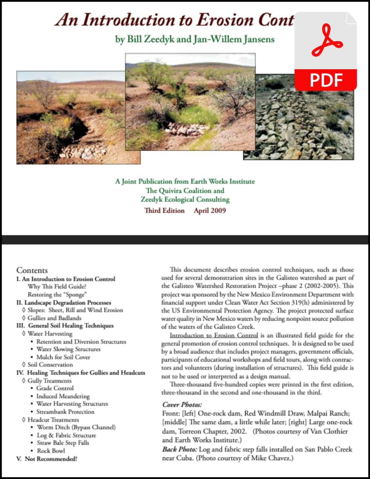 One-Stop-Shop for Zeedyk Resources - IWJV